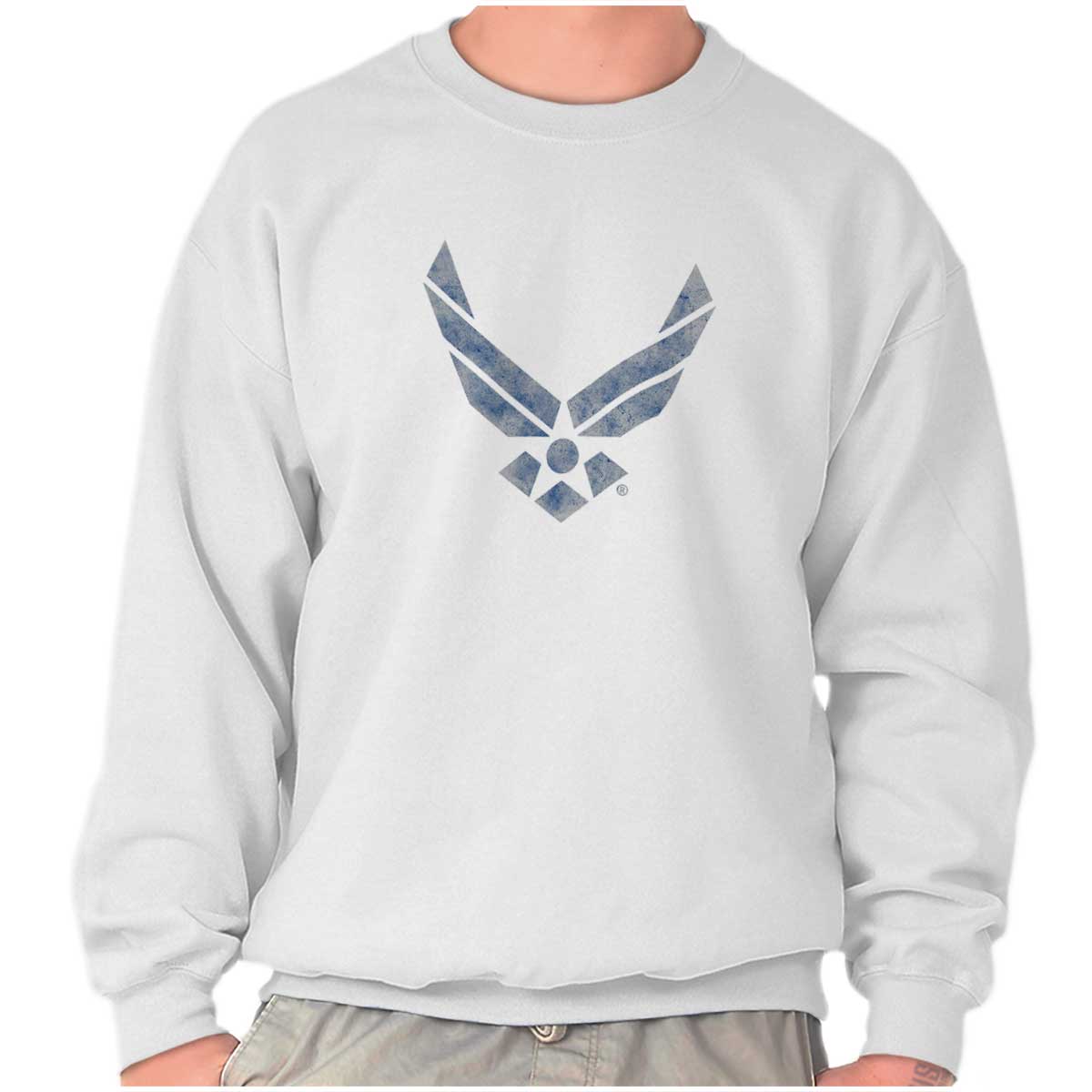 USAF Wing Logo Crewneck Sweatshirt | US Air Force | Officially Licensed ...