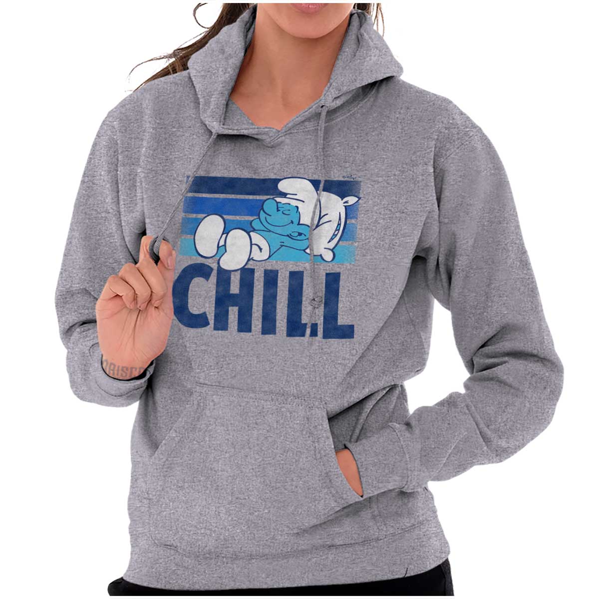 Chilled Out Napping Smurf Hoodie | The Smurfs | Brisco Brands – Brisco ...