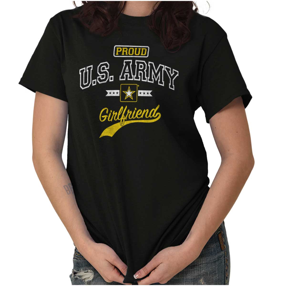 US Army Girlfriend T Shirt | US Army | Officially Licensed | Brisco ...