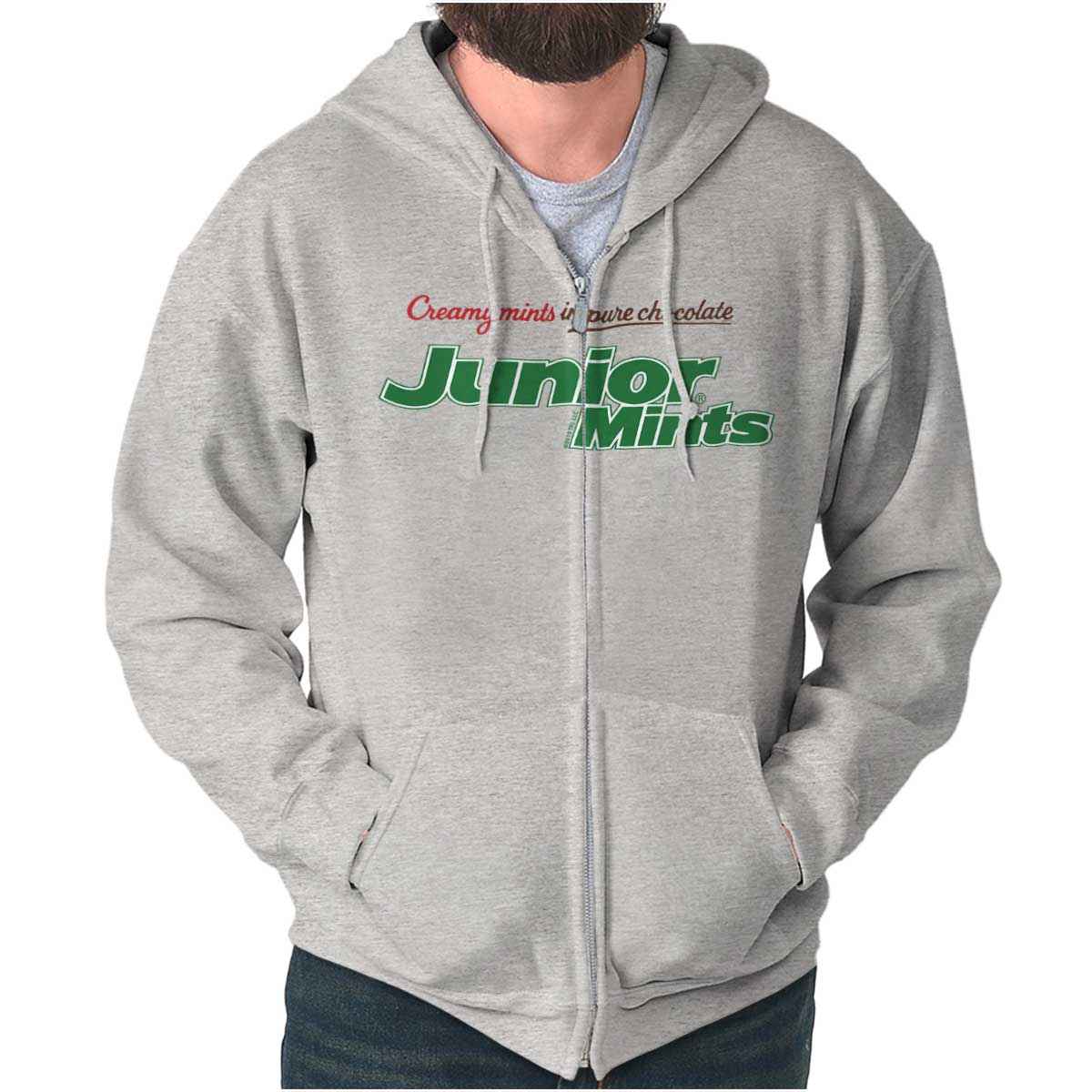 Classic Junior Mints Zip Hoodie | Tootsie Roll | Officially Licensed ...