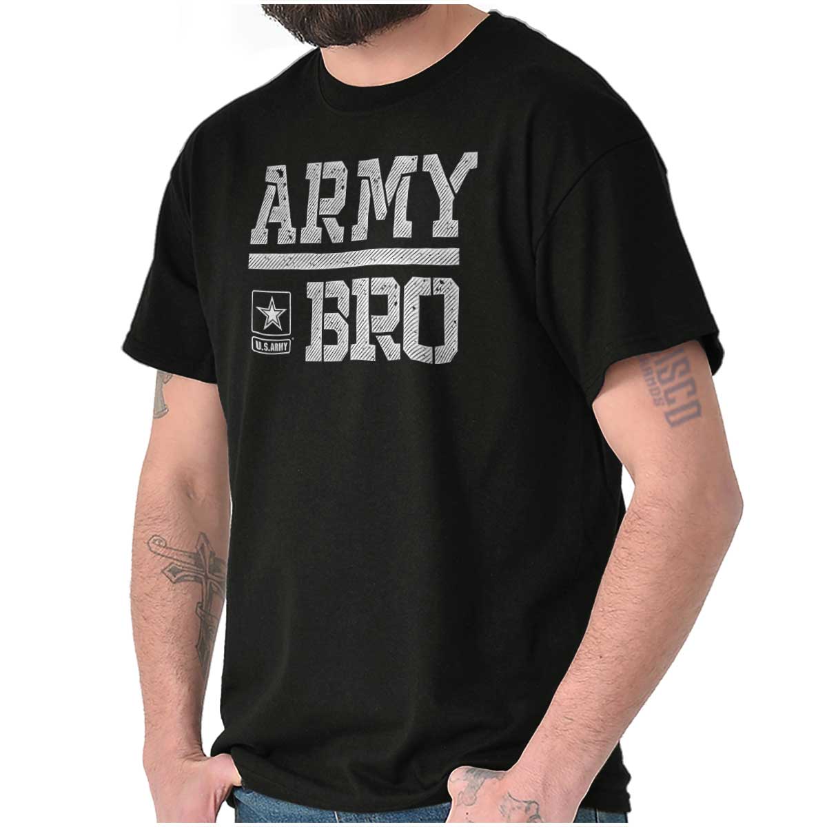 Army Bro T Shirt | US Army | Officially Licensed | Brisco Brands ...