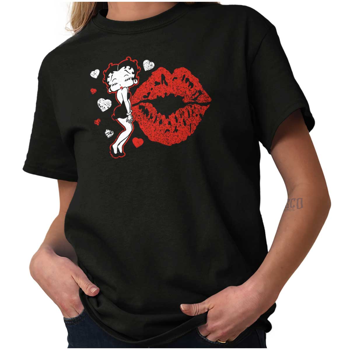 Betty Boop Lips T Shirt | Betty Boop | Officially Licensed | Brisco ...