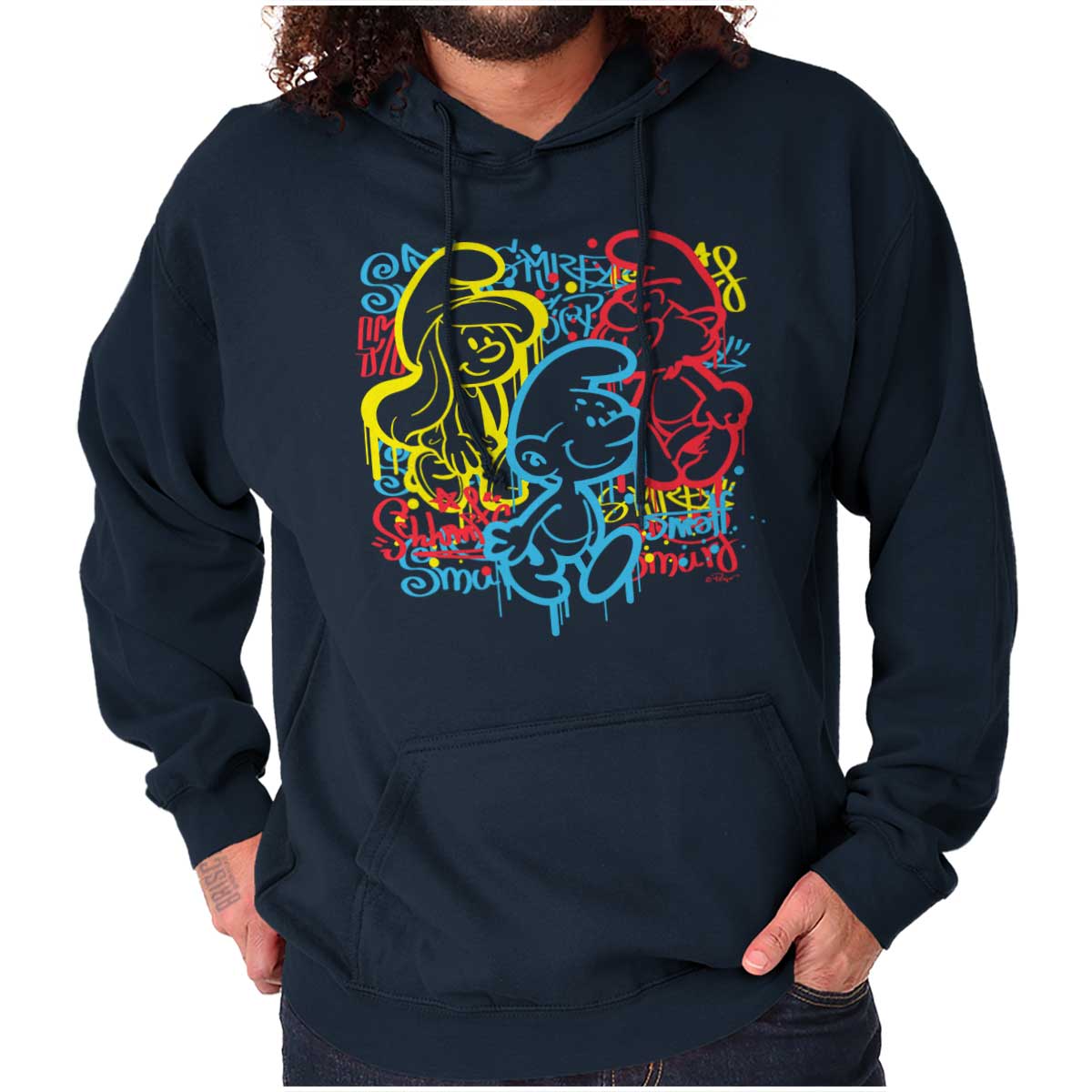 Cool Smurfs and Smurfette Hoodie | The Smurfs | Brisco Brands – Brisco ...