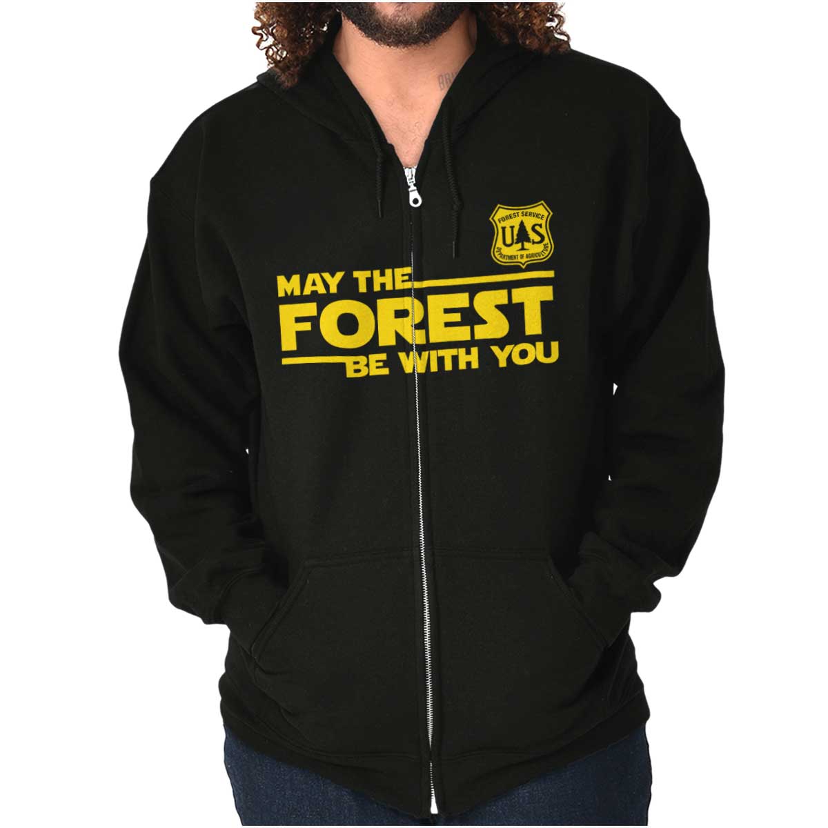May The Forest Zip Hoodie | US Forest Service | Officially Licensed ...